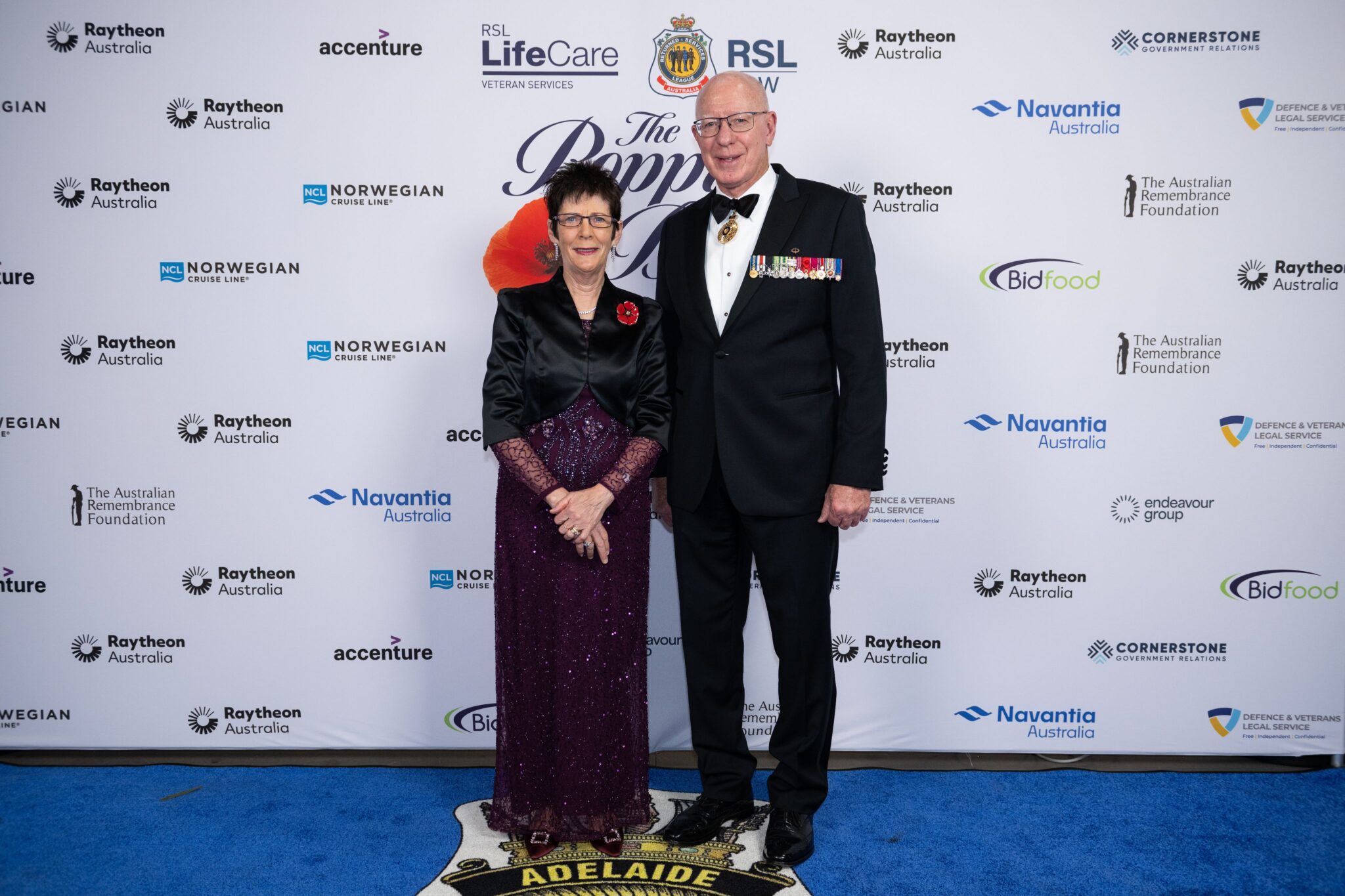 RSL LifeCare hosts the inaugural Poppy Ball aboard HMAS Adelaide (III ...