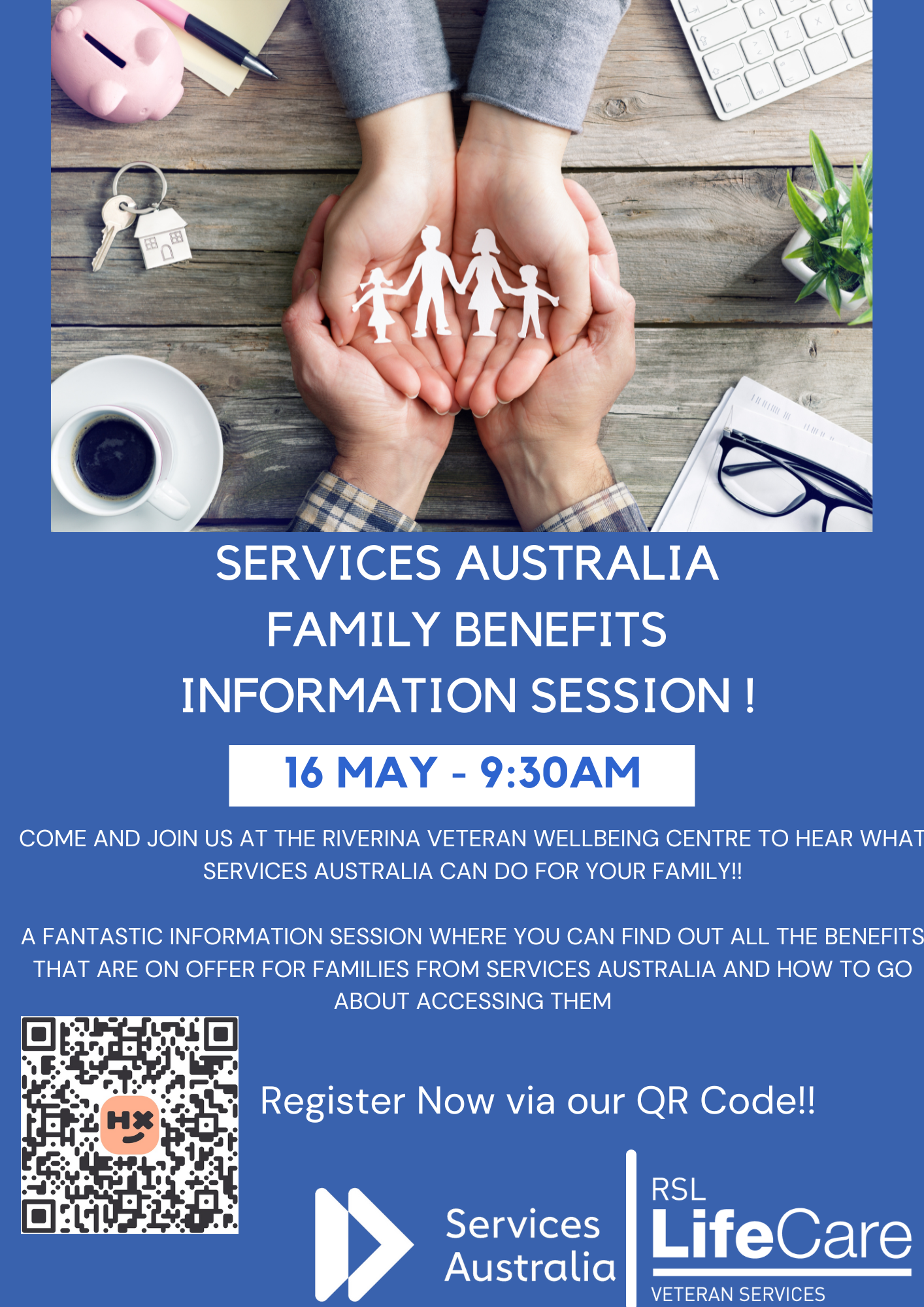 Services Australia Family Benefits Information Session - RSL LifeCare