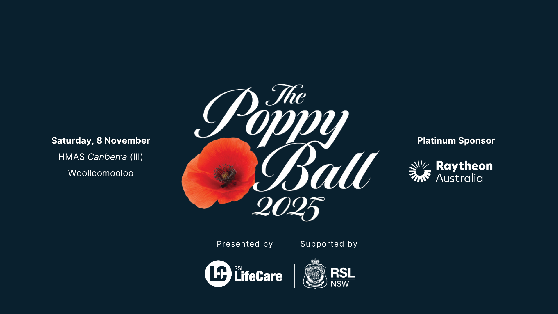 The Poppy Ball 2025 - HMAS Canberra (III) - RSL LifeCare